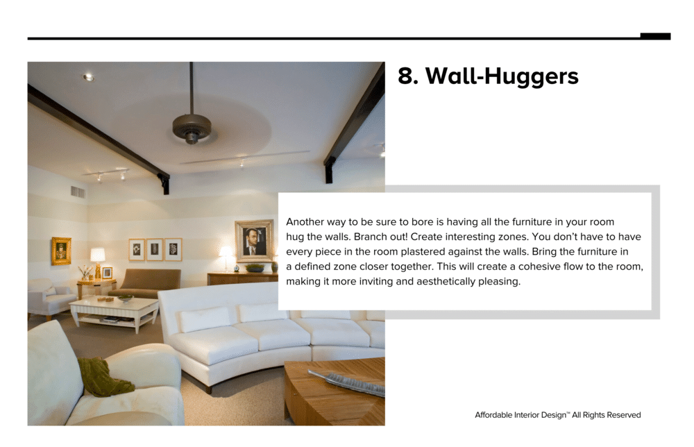 10 Most Common Design Mistakes - Affordable Interior Design